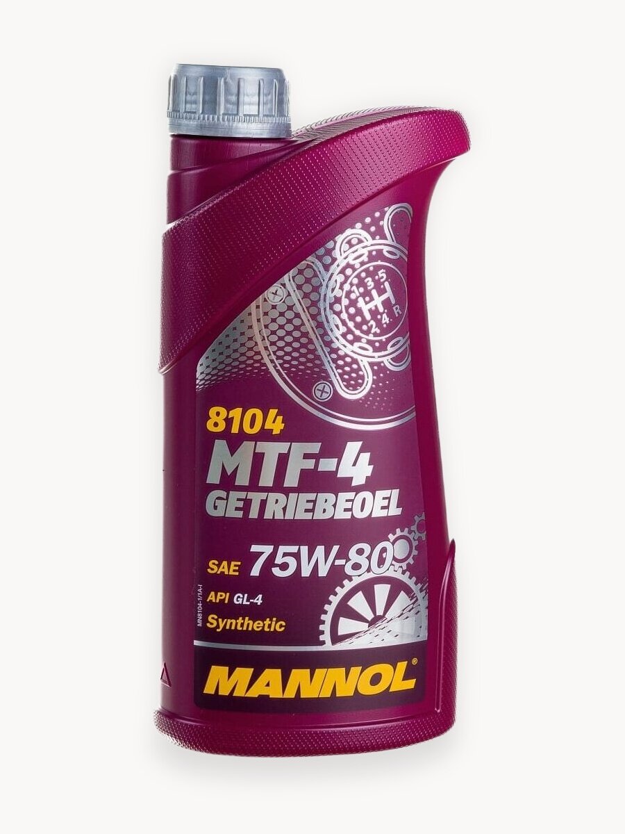 Синтетическое трансмиссионное масло, MANNOL, MANNOL MTF-4 GETRIEBEOEL 75W80, 1 л 1943, механических коробок передач