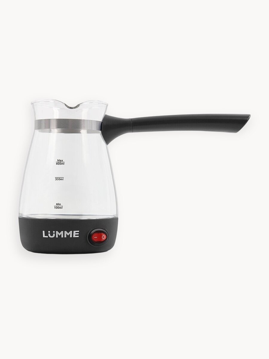 Турка-кофеварка LUMME LU-1632, электрическая, индикатор включения, съемная ручка