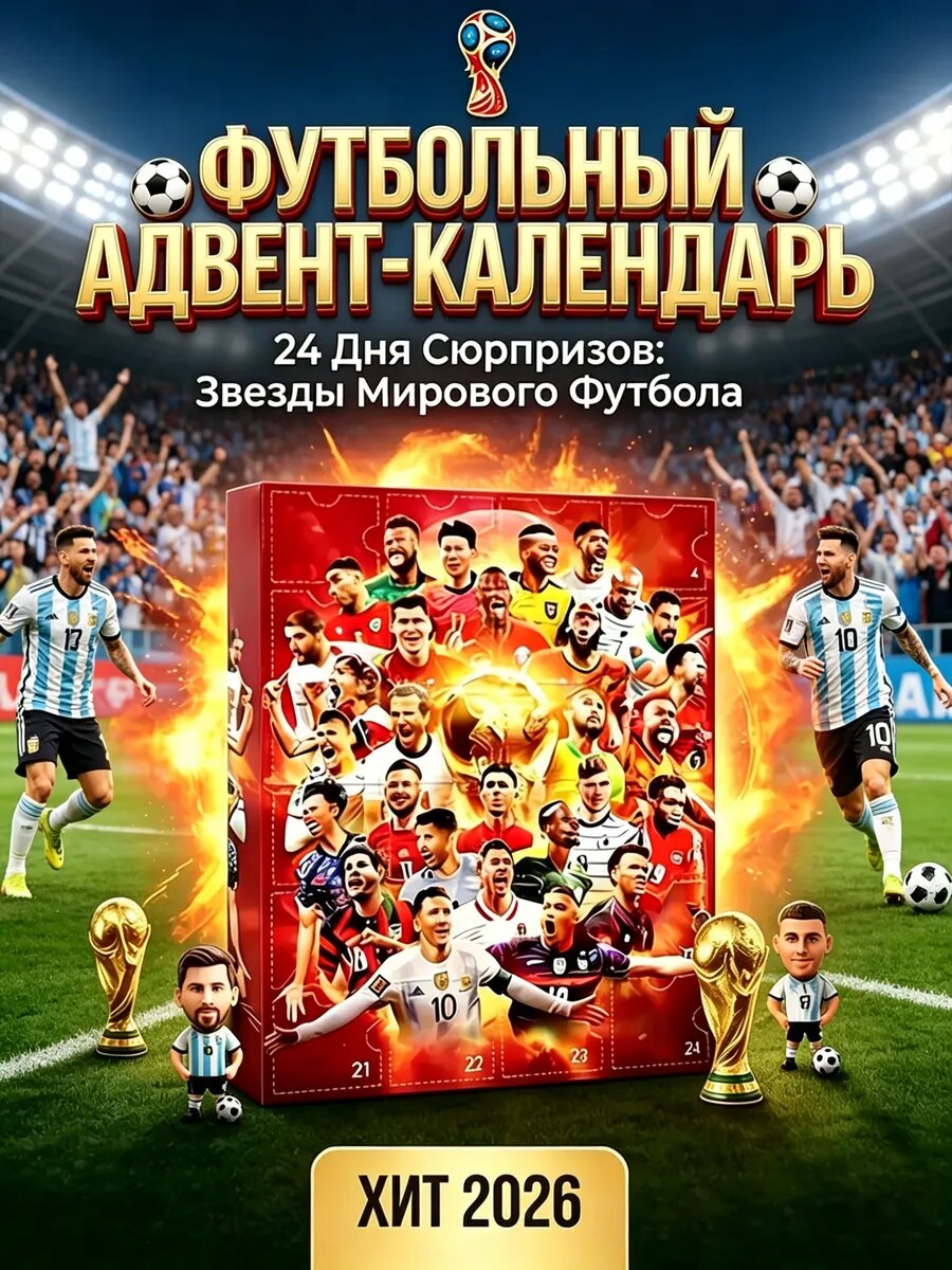 Футбольный Адвент-Календарь 2026 ЧМ