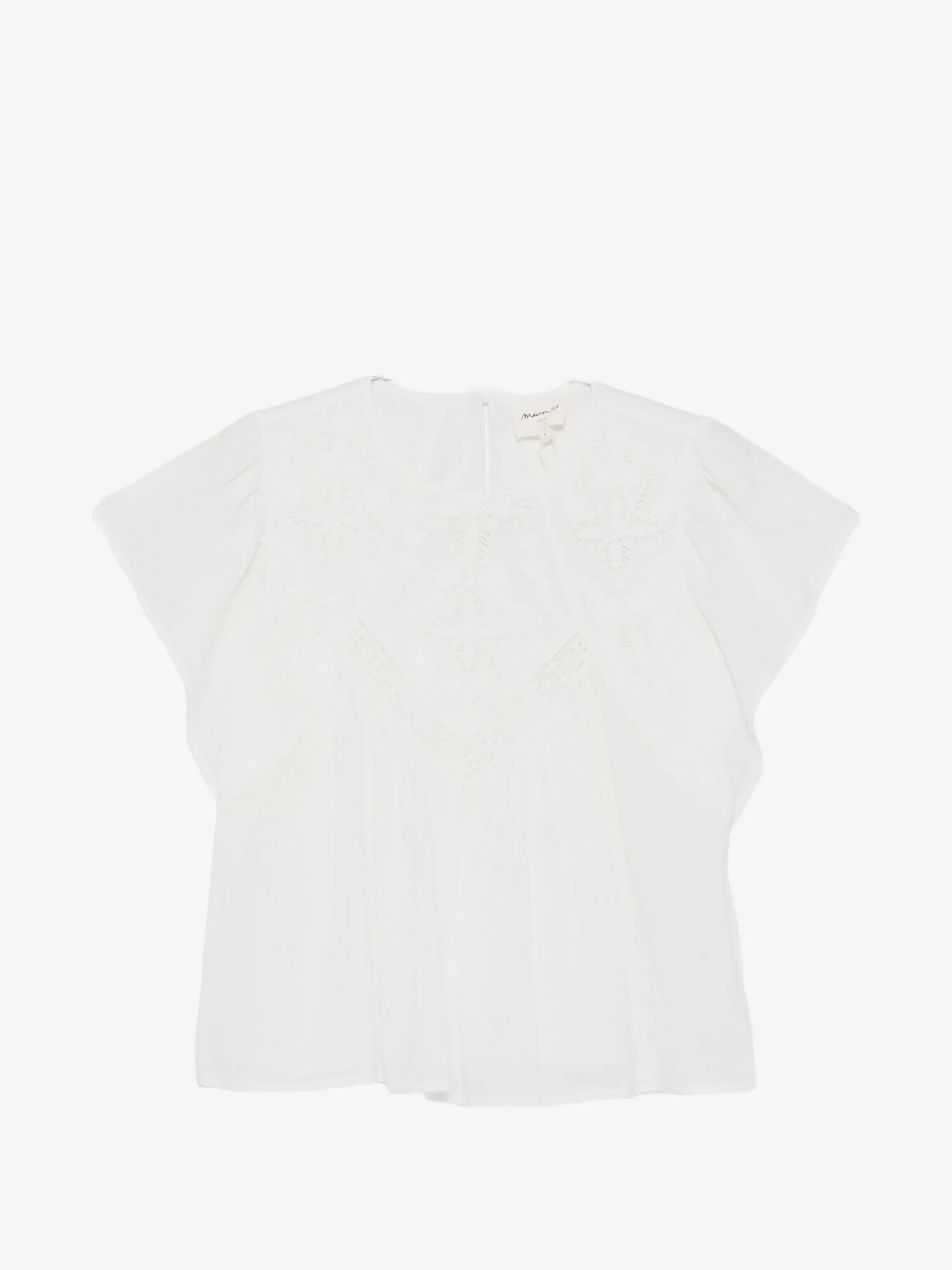 Блуза Broderie-anglaise flutter-sleeve blouse