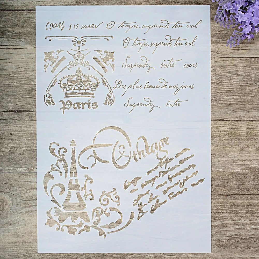 С lgift Трафареты для рисования A4 Size 21 by 29.7cm