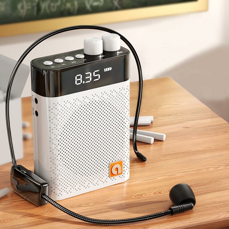 Громкоговоритель для преподавания, беспроводной усилитель, гарнитура для гида, поясной микрофон, Bluetooth-колонка, мощный микрофон