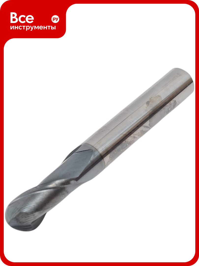 Фреза концевая 10х10х20х75 мм, Z2, твердосплавная, укороченная, Alpha-GX New Century G9I67100N