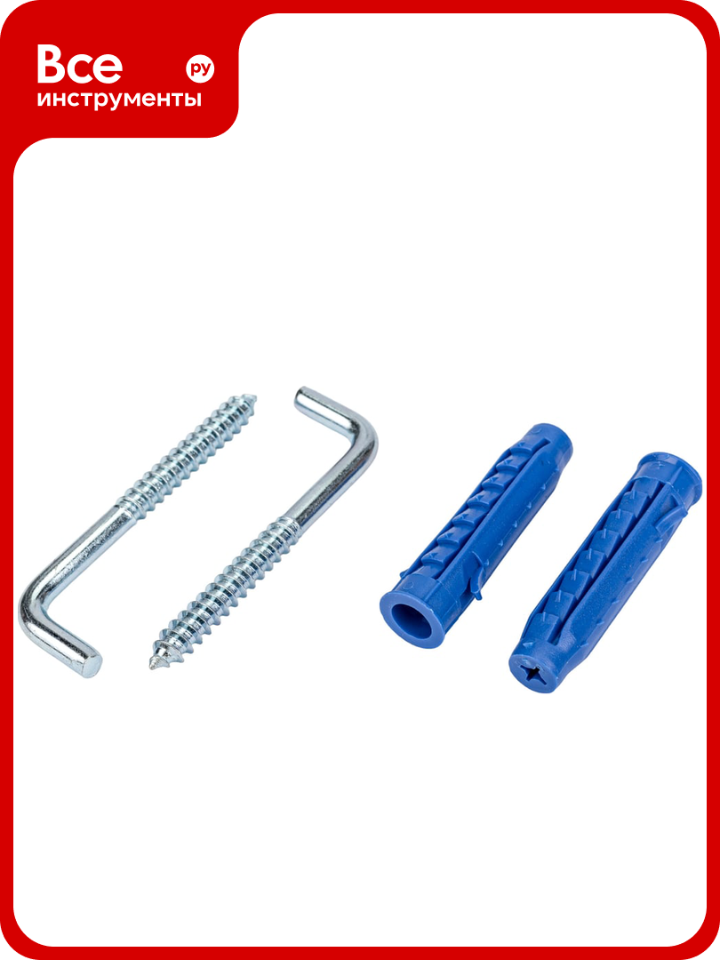 Дюбель-костыль крепежная техника p-12, 12x80, 2 шт. 63006, Р-10