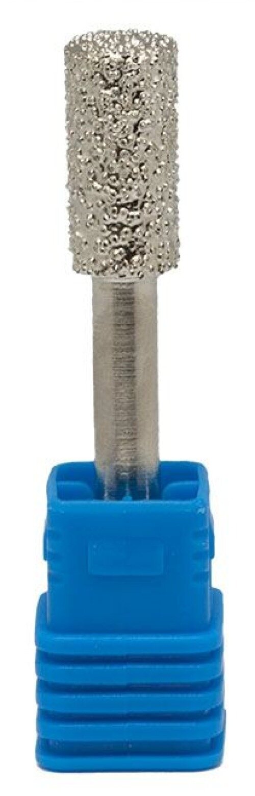 Шарошка Практика насадка, цилиндрическая, алмазная, хвостовик 6мм, длина 60мм / инструменты