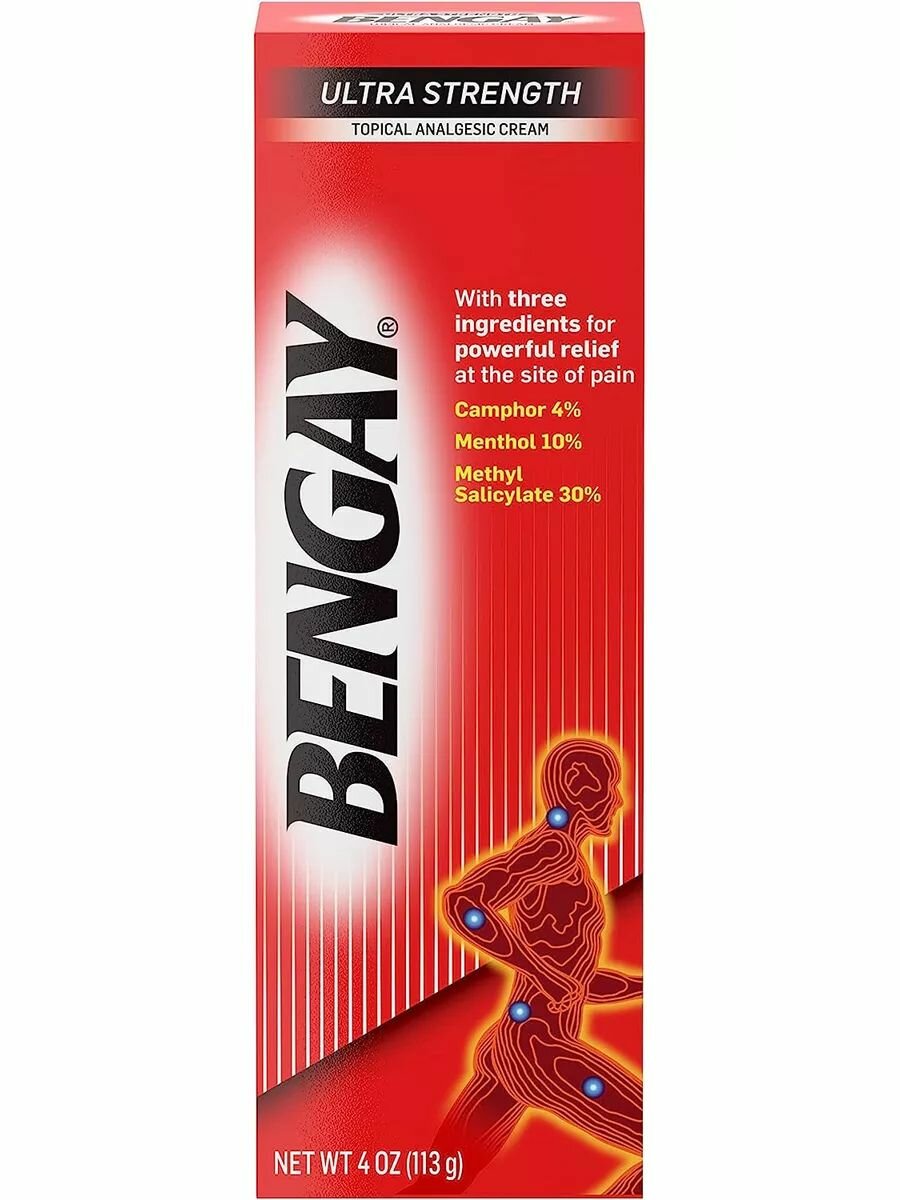 BENGAY Ultra Strength крем для облегчения боли в суставах 113г