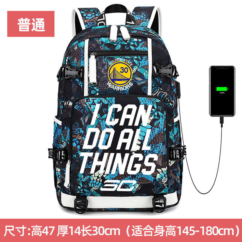 Рюкзак Carditon "Голден Стэйт Уорриорз", светящийся, мужской