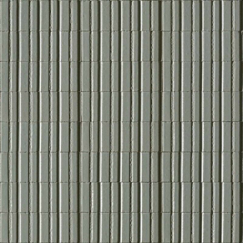 Керамогранит Marazzi Ragno Glace Struttura 3D Rayé Avio Glossy RAEQ 7,5х20 см серый для ванной комнаты, для кухни Италия