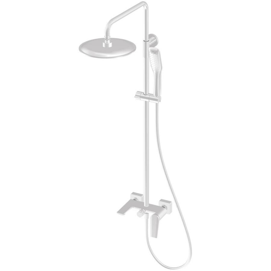 Душевая система Olive's Viar 28511VRW Белая матовая