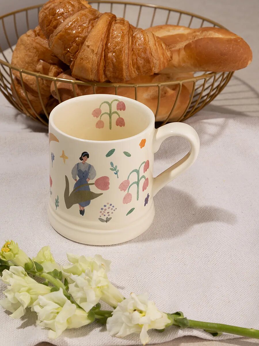 Кружка DB HOMME "Эстетическая чашка Pinterest", керамика, белая, 300мл