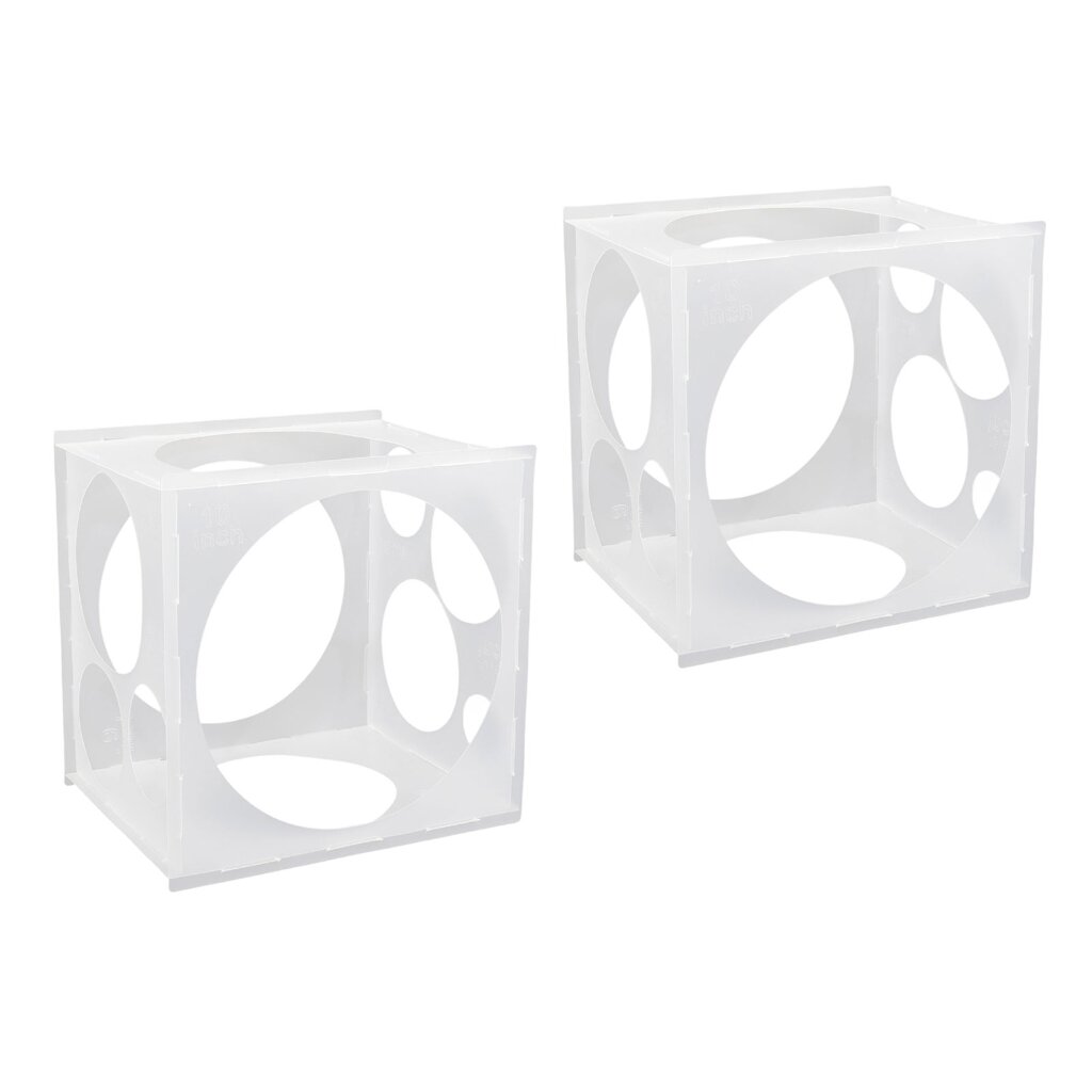 Многофункциональный Футляр Для Трафарета Для Измерения Воздушных Шаров Съемная Полупрозрачная Коробка Для Измерения Воздушных Шаров На День Рождения Свадьбу