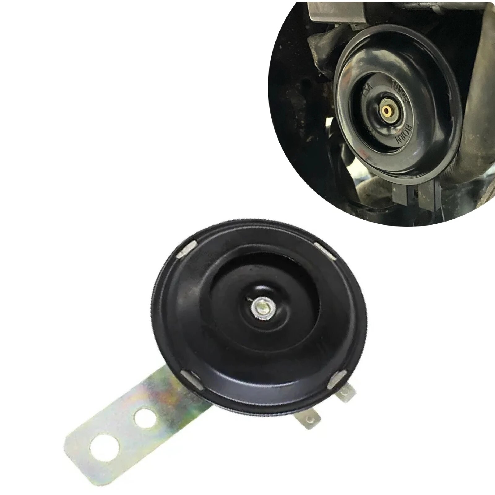 12 В Мотоциклетный Звуковой Сигнал, Супер Громкий Водонепроницаемый Круглый Динамик, Универсальный Для Скутера, Мотоцикла