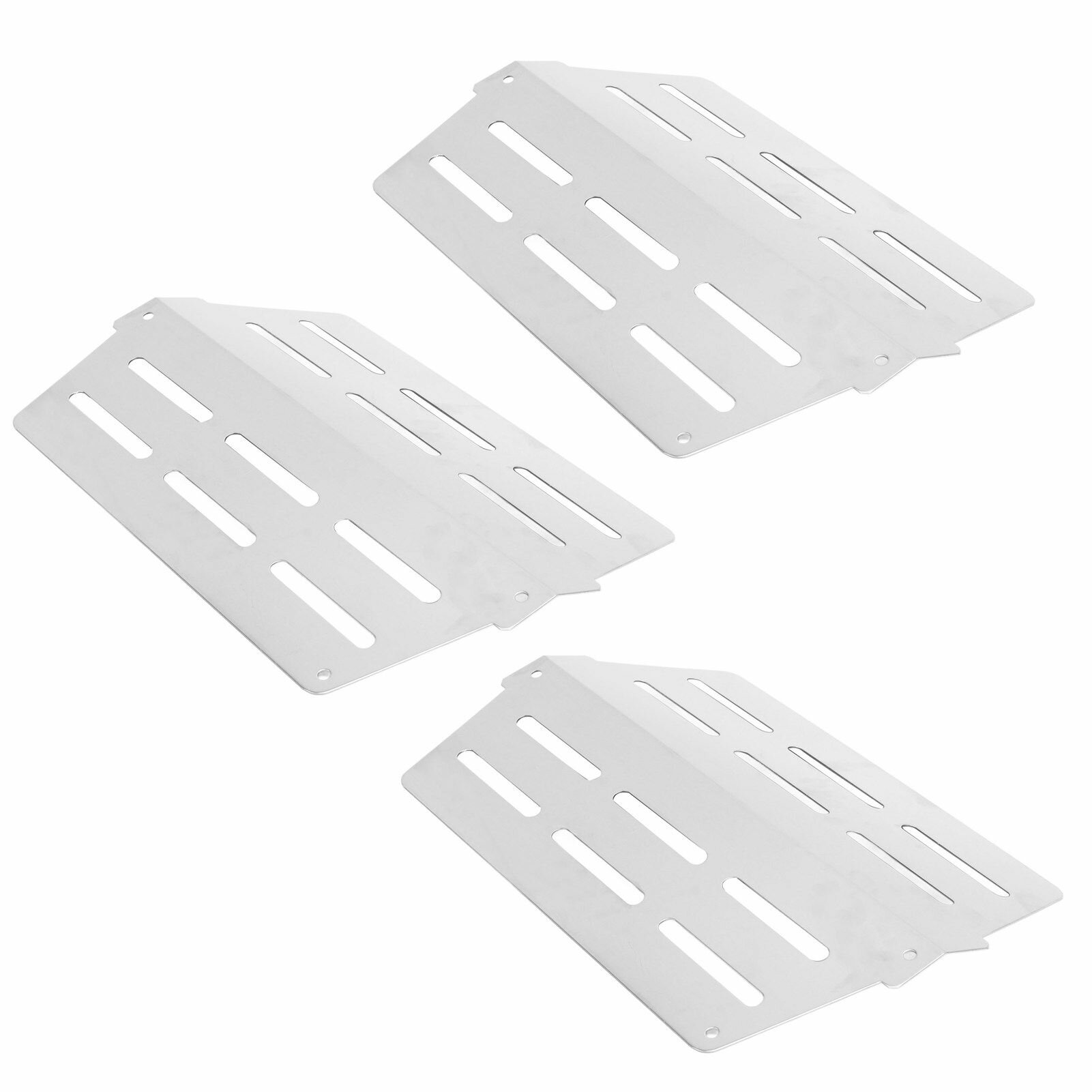 3 шт, нагревательная пластина для гриля, нержавеющая сталь, износостойкость, ржавчина, коррозионная стойкость, газовый гриль, замена тепловой палатки для Weber Genesis