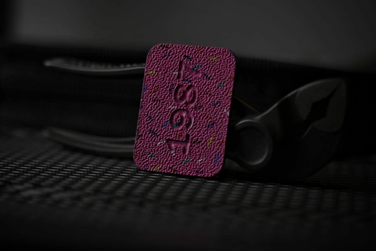 Шеврон пончик из АБС пластика , патч на рюкзак