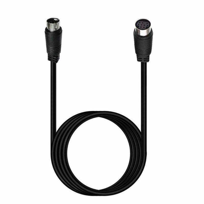 Мужской и женский 9-жильный кабель mini DIN для видеокабеля S Video-1,8 м-прямая головка