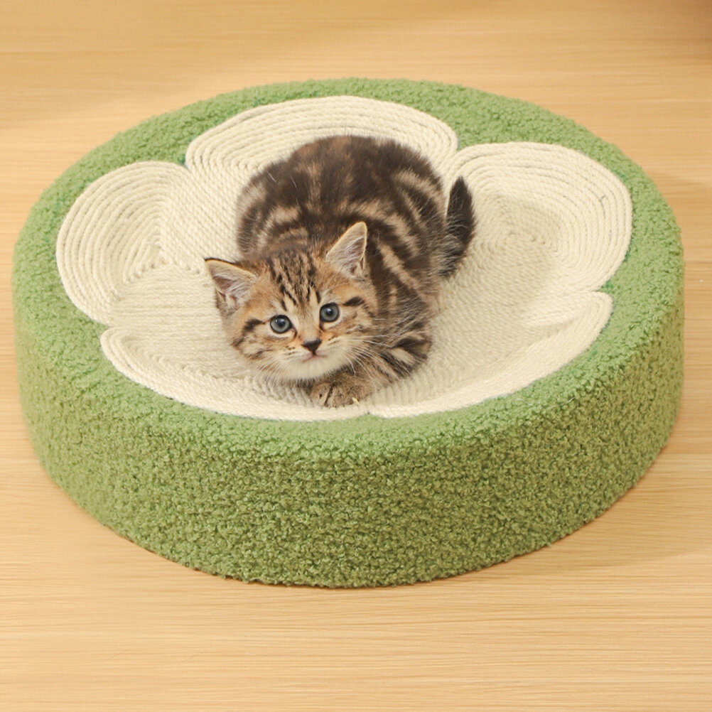 Игровой Скребок Для Кошек, Из Конопли, Для Устранения Одинокости, 1 Штука