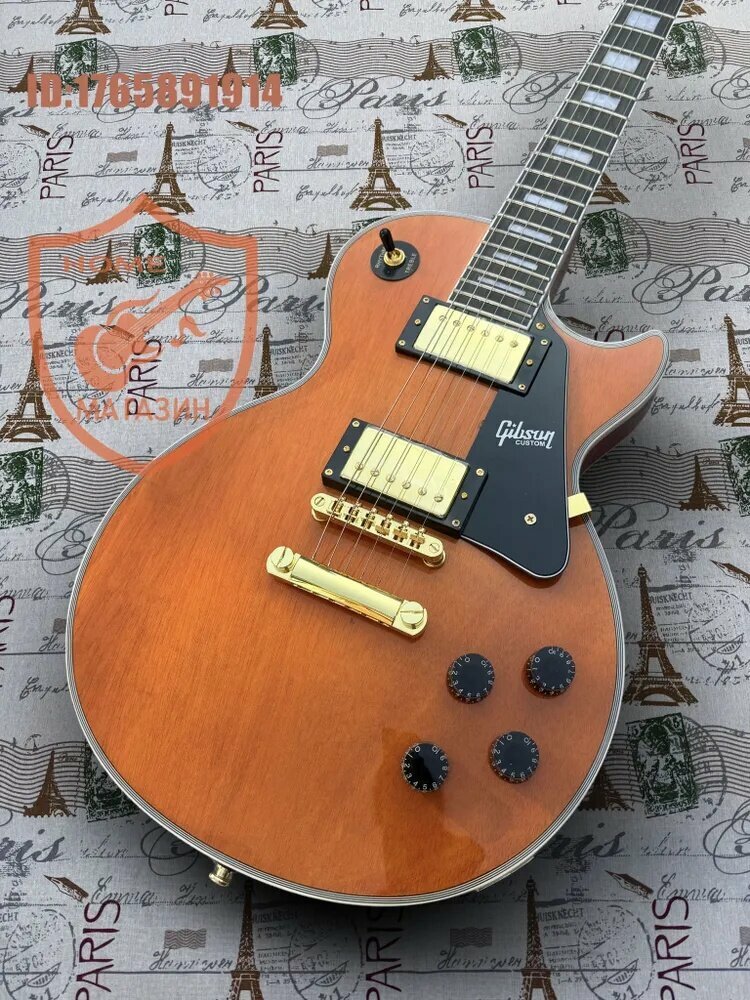 GIBSO Электрогитара электрогитара/гитара для начинающих 6-струнная, корпус Махагони 39"