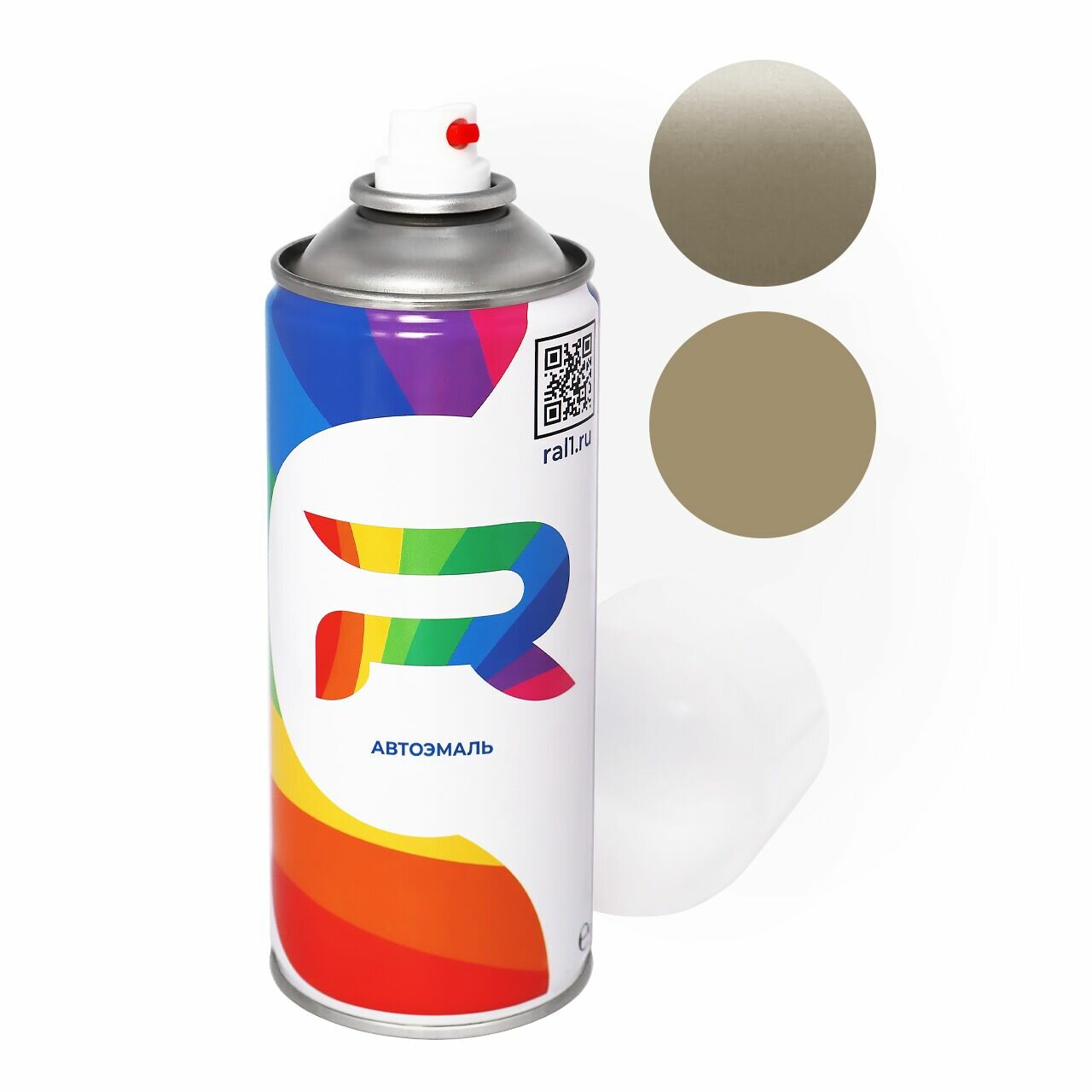 Автоэмаль аэрозольная Renault TED11, D11 - Beige Poivre (Базовая краска, Перламутровый двухслойный, Бежевый) баллон 520 мл.