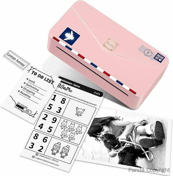 Принтер Блуэтоотх термального принтера Фомемо М04АС портативный чернильный примечания прозрачной бумаги беспроводной, поддержка 15/53/80/110 мм -KP