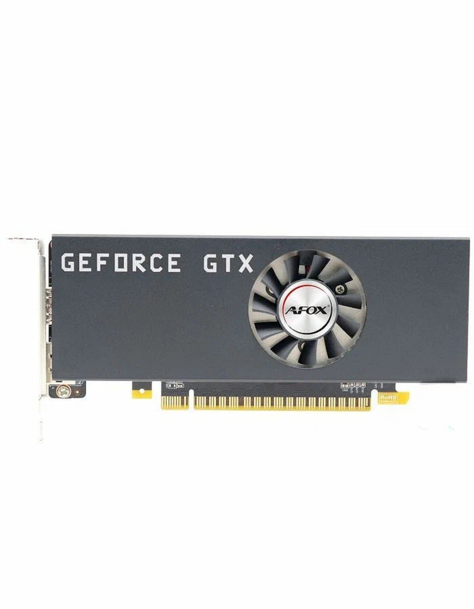 Видеокарта Afox GeForce GTX1050TI, 4ГБ GDDR5, 1 вентилятор, DisplayPort, HDMI