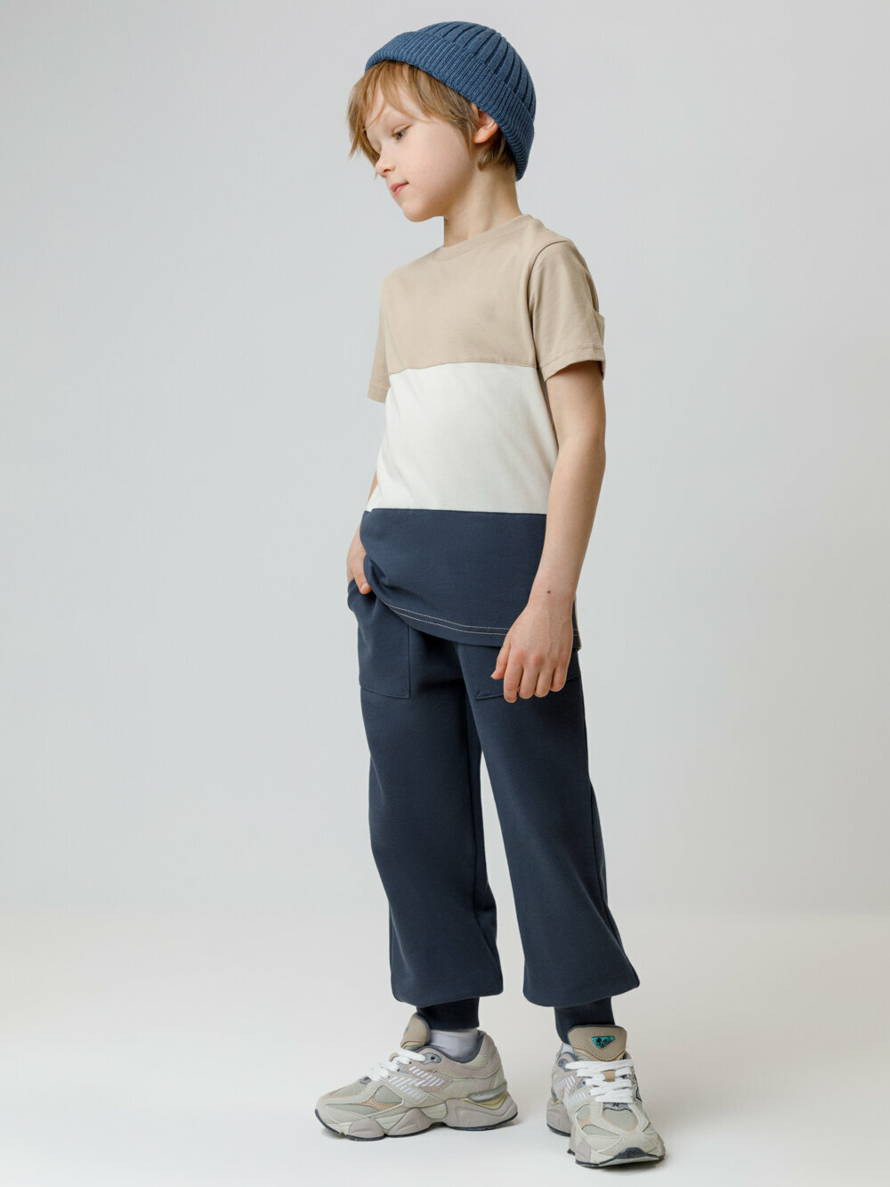 Брюки спортивные КР 400836/темно-синий 4019 к574