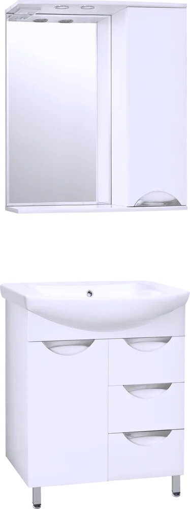 Мебель для ванной комнаты Style Line Жасмин 70 белая