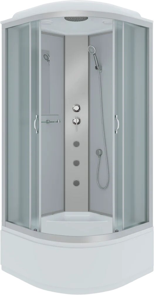 Душевая кабина Niagara Classic NG-2307-14G 80x80 см, с гидромассажем