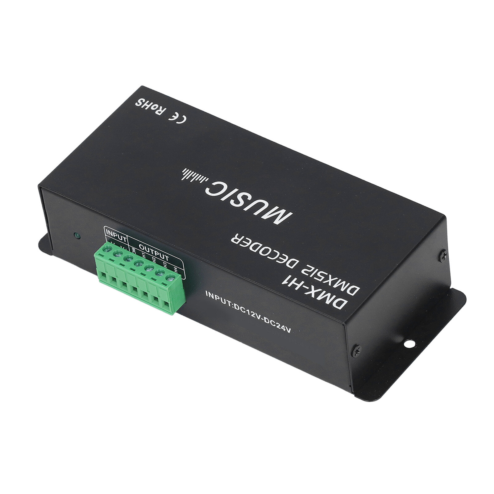 4-канальный DMX 512 декордер с регулируемой яркостью RGB, светодиодный контроллер декордера для баров, отелей Sober Bars4A