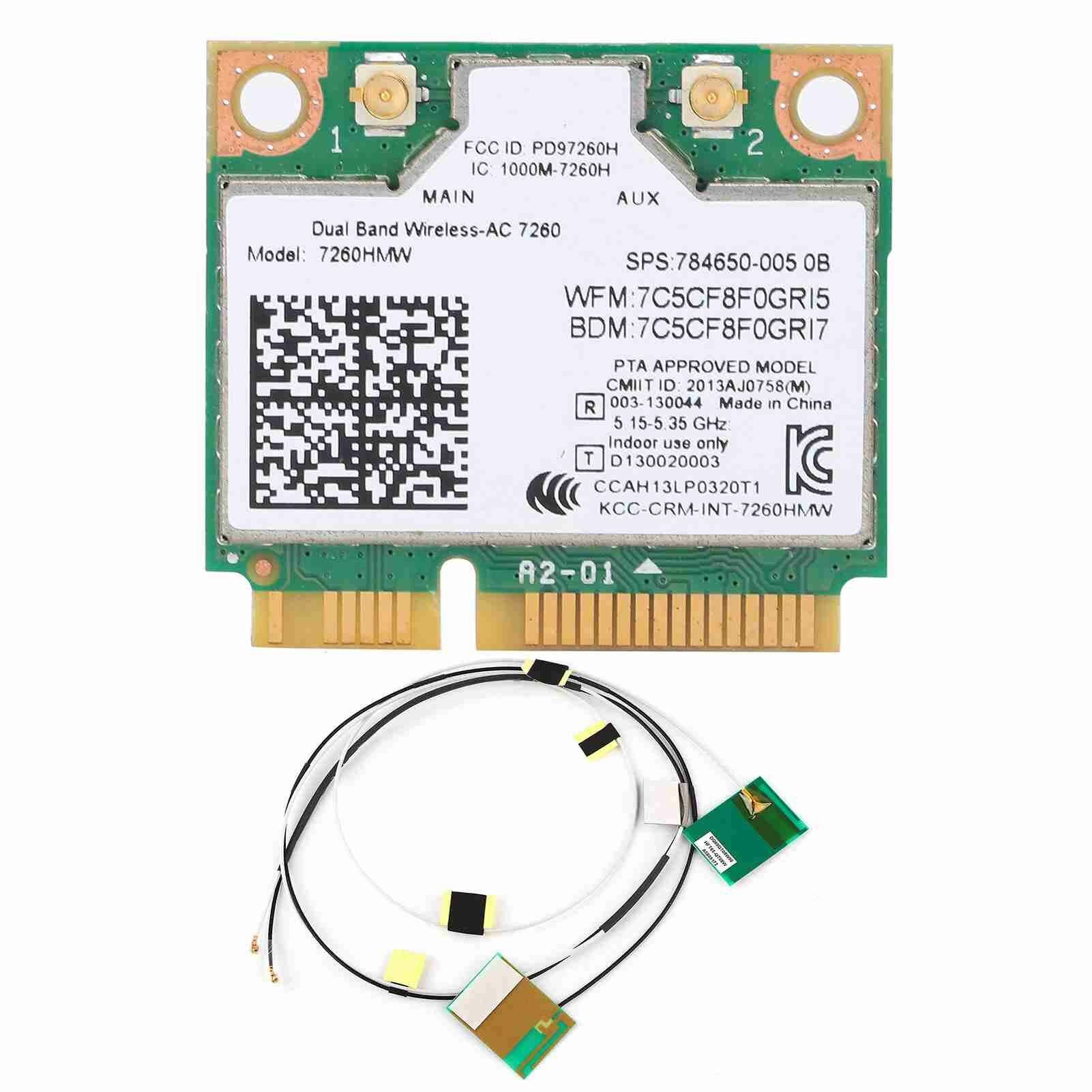 WiFi карта 7260HMW (Mini PCI-E, BT 4.0)