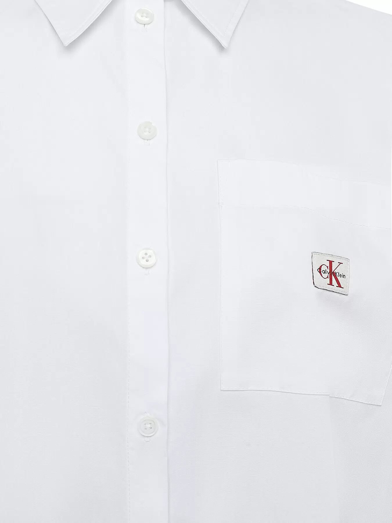 Рубашка Calvin Klein Jeans, размер M, белый — фото 1