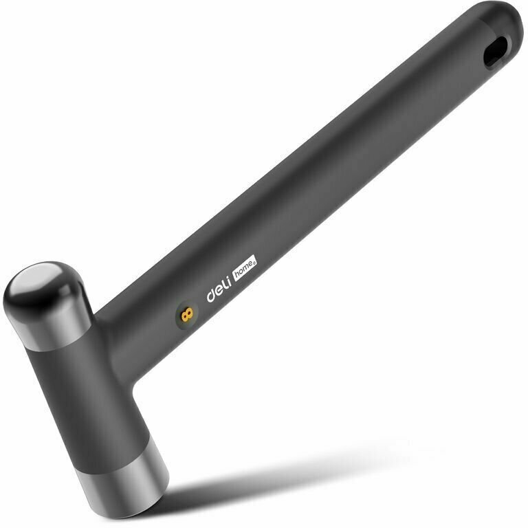 Молоток "Home Series Black" Deli HT7008 (Эксклюзивный дизайн, рукоять из софттач пластика, подарочная упаковка)