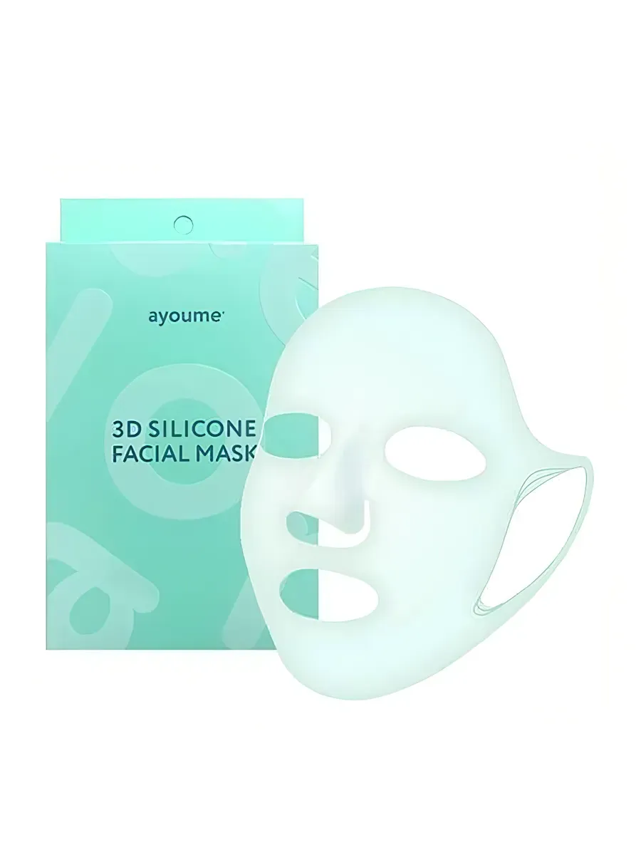 Маска Ayoume 3D Silicone Facial Mask 3D силиконовая для косметических процедур, 1 шт