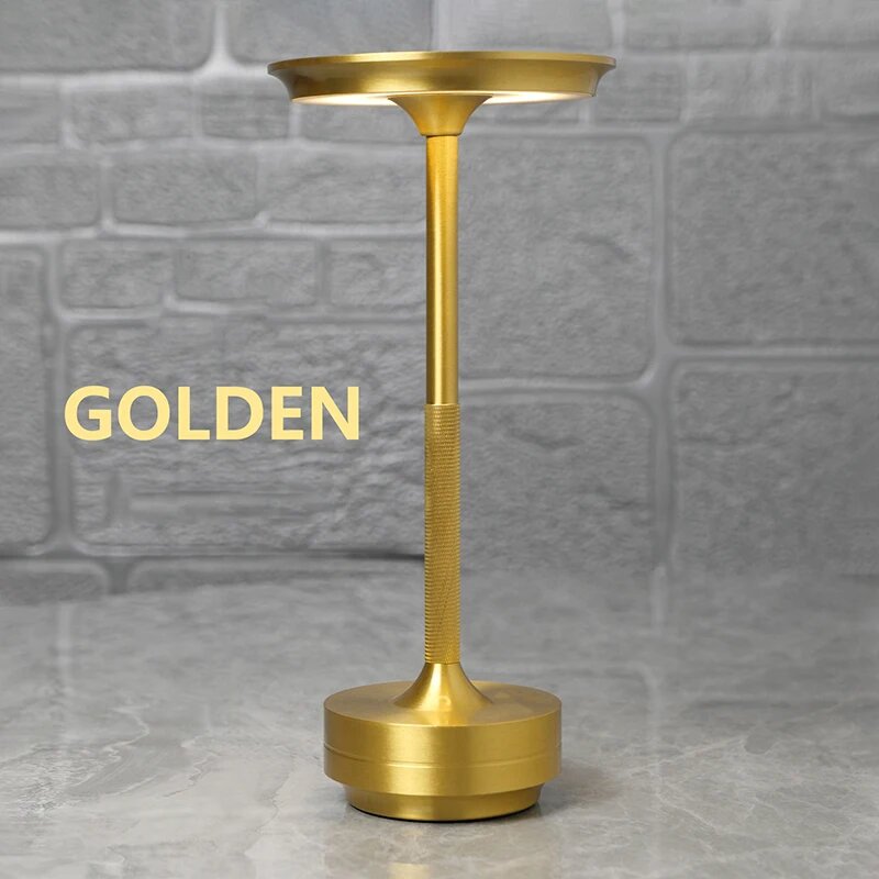 Декоративная настольная лампа Daikiri золотая/серебристая/черная 5Вт Gold
