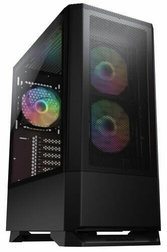 Компьютерный корпус Cougar MX430 Mesh RGB (3851C60.0005) черный - Mid-Tower, Micro-ATX, Mini-ITX, Standard-ATX, USB 2.0 Type-A, USB 3.2 Gen1 Type-A