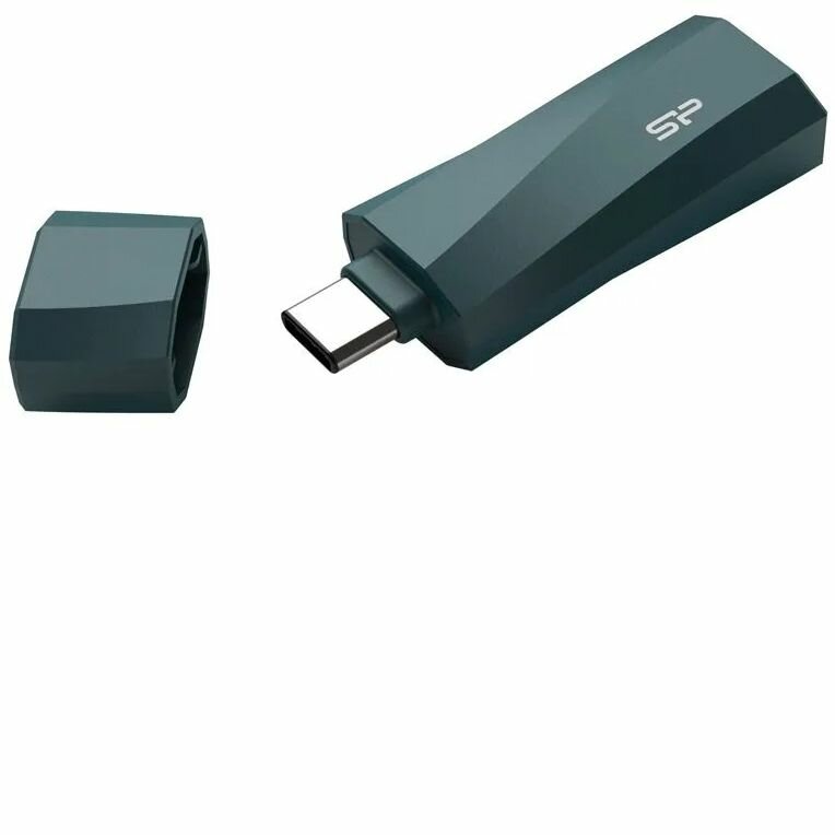 Память USB Flash 128 ГБ Silicon Power Mobile C07 (SP128GBUC3C07V1D) синий - колпачок, пластик, USB 3.0, чтение - 80 Мб/с