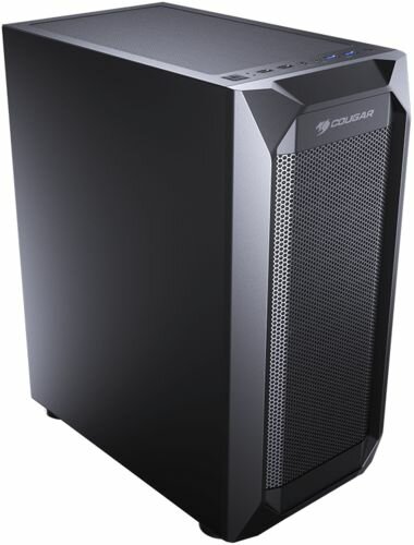 Компьютерный корпус Cougar MX410 Mesh (CGR-5VM6B-MESH) черный - Mid Tower, Micro ATX, Mini ITX, Stаndard ATХ, USB 2.0 Tуpe A, USB 3.2 Gen1 Tуpe A
