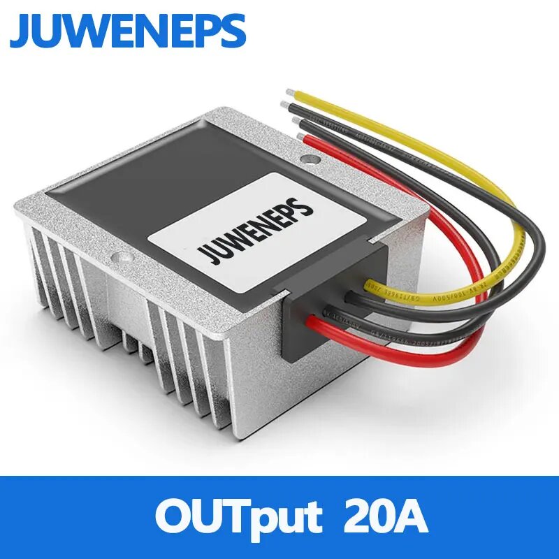 JUWENEPS автомобильный стабилизатор напряжения 10-36В в 12/13.8/15/19/20/24В 20А
