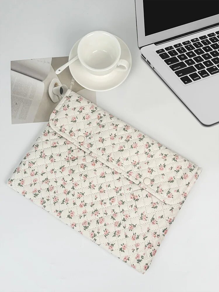 Чехол для ноутбука Ins с милым цветком для HP ASUS Dell Huawei Macbook Air 3,3 13,6 Pro14 дюймов Samsung, чехол для переноски компьютера, сумка