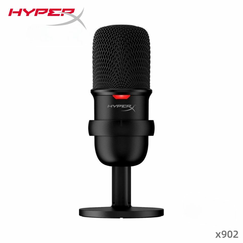 Конденсаторный USB-микрофон HyperX SoloCast отлично подходит для потоковой передачи и подкастинга