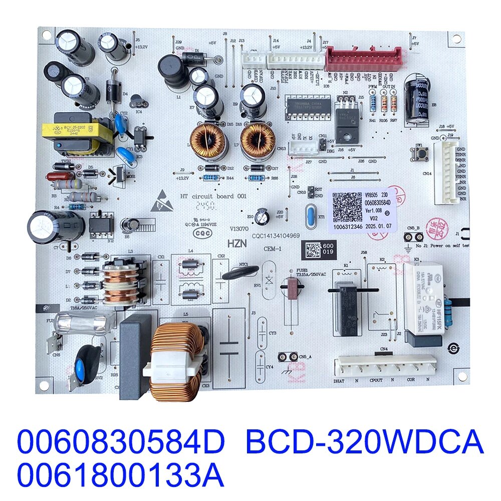 0060830584 D Плата управления холодильником, совместимая с Haier 0061800133 Морозильная камера материнской платы холодильника BCD-320WDCA