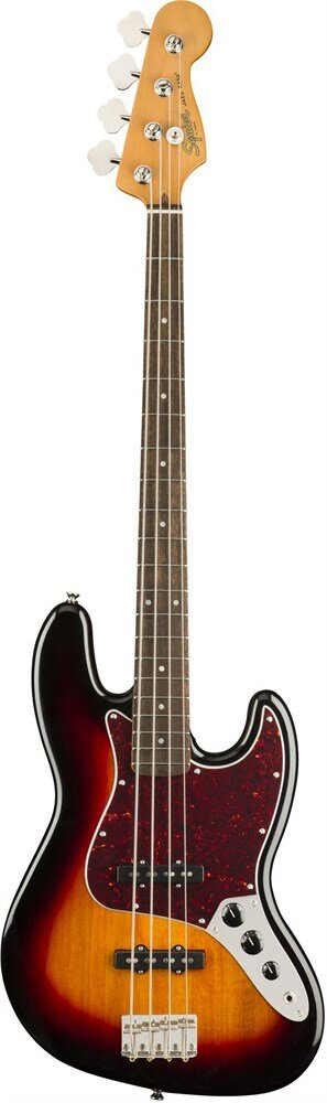 FENDER SQUIER Classic Vibe 60s Jazz Bass LRL 3-Tone Sunburst Бас-гитара