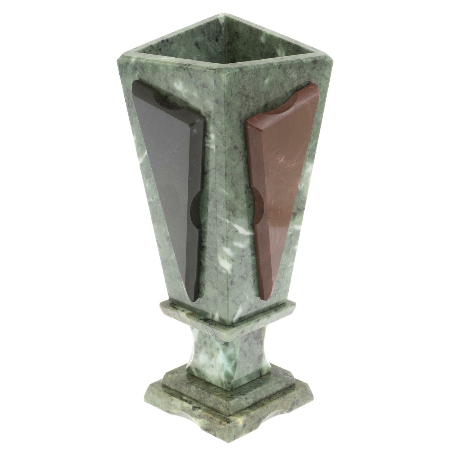 Подарочная ваза из камня "Силуэт" 10х10х29 см 113619