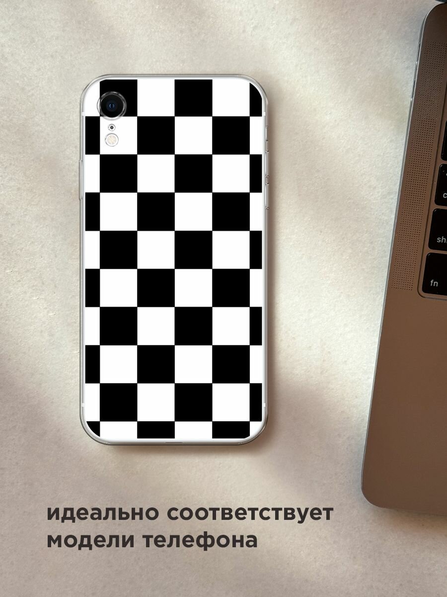 Чехол на Apple iPhone XR / Айфон XR с принтом "Шахматная доска" — фото 1