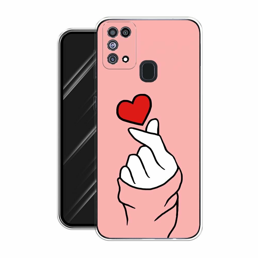 Чехол на Samsung Galaxy M31 / Самсунг Галакси М31 с принтом "Милое сердечко" — фото 1