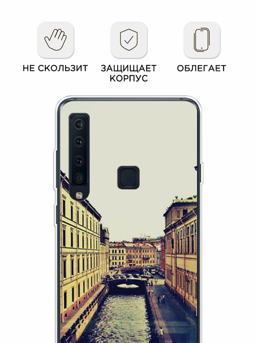 Чехол на Samsung Galaxy A9 2018 / Самсунг Галакси А9 2018 с принтом "Санкт-Петербург" — фото 1