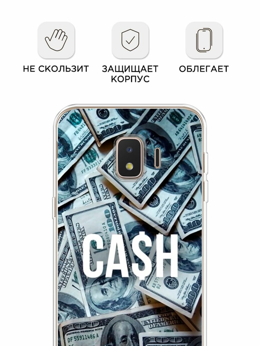 Чехол на Samsung Galaxy J2 Core (2018/2020) / Самсунг Галакси J2 Core (2020) с принтом "Cash" — фото 1