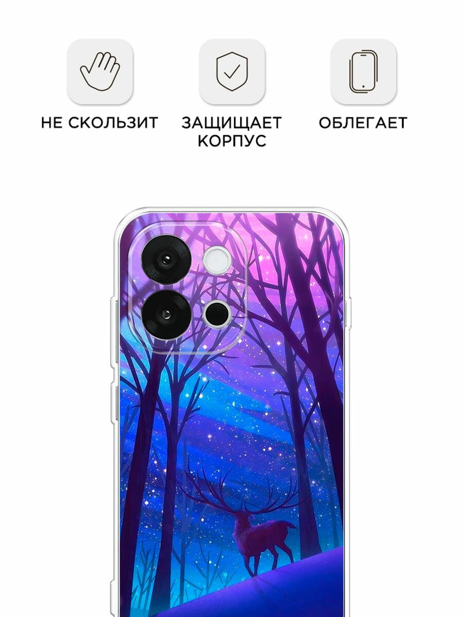 Чехол на OnePlus 13T / Ван Плас 13Т с принтом "Северный олень" — фото 1
