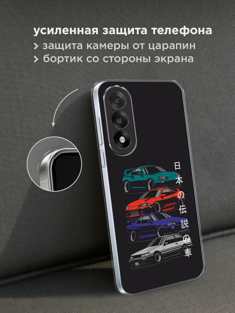 Чехол на OnePlus Nord 5 / Ван Плас Норд 5 с принтом "JDM Legend cars" — фото 1