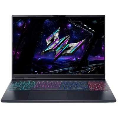 Ноутбук Predator Helios Neo 16S AI PHN16S-71-72PG Intel Core Ultra 7 255HX, 2.4 GHz - 5.2 GHz, 32768 Mb, 16" WQXGA 2560x1600, 1000 Gb SSD, DVD нет, nVidia GeForce RTX 5070 8192 Mb, No OS, черный, 2.3 кг, NH. QZFCD.001