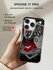 Чехол на Apple iPhone 17 Pro / Айфон 17 Про с принтом "Красная маска самурая"